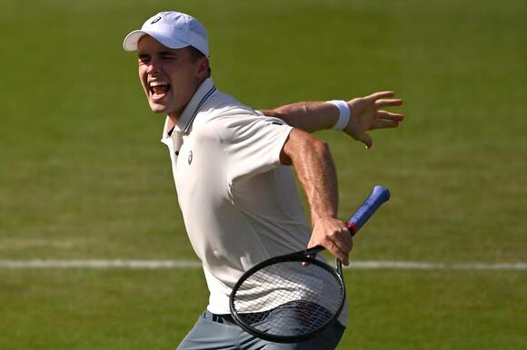 Britain’s Arthur Fery beats World Cup winner’s son in Eastbourne to ...