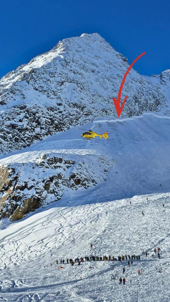 8 Skiers Caught in Massive Avalanche at Stubai Glacier, Austria ...