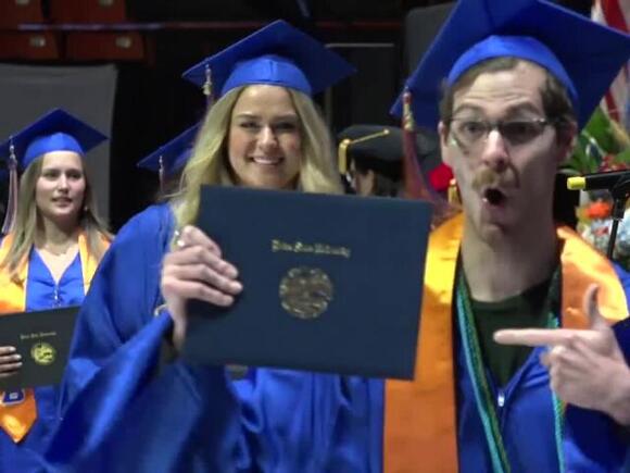 Boise State breaks records in its 50th commencement as a university