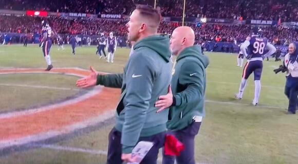 The Ben Johnson-Matt LaFleur Postgame Handshake From This Angle Is Even ...