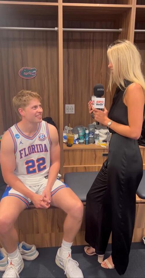 Florida player’s March Madness interview with ESPN student reporter ...