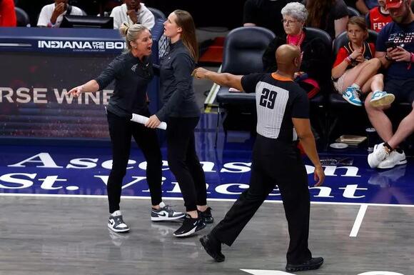 Christie Sides delivers on promise to Caitlin Clark as WNBA game gets ...