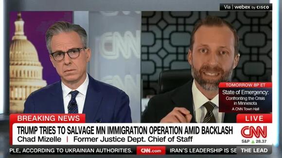 Ex-Trump official left tongue-tied as Jake Tapper tears apart defense ...