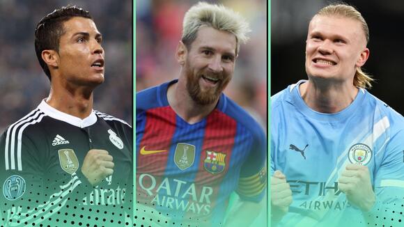 The 10 players with the most left-footed goals since 2000: Messi 1st ...