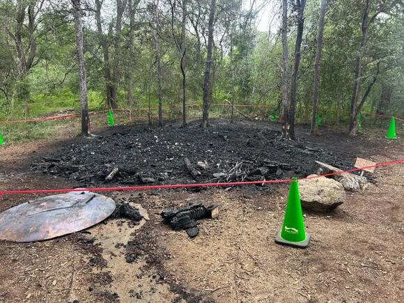 Malin, the Pease Park troll art installation in Austin, burns down ...
