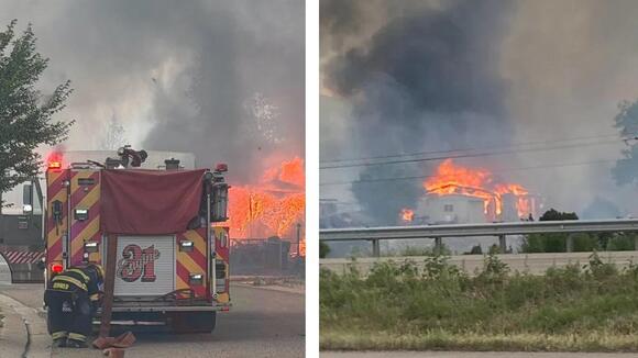 Applewood fire burns down multiple homes in Pueblo County - NewsBreak