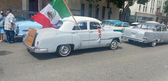 San Jose police cruise with lowriders on Cinco de Mayo