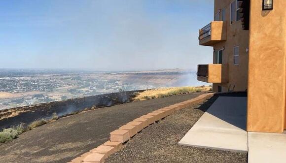 150 homes threatened, some evacuated by 2-alarm Tri-Cities fire - NewsBreak