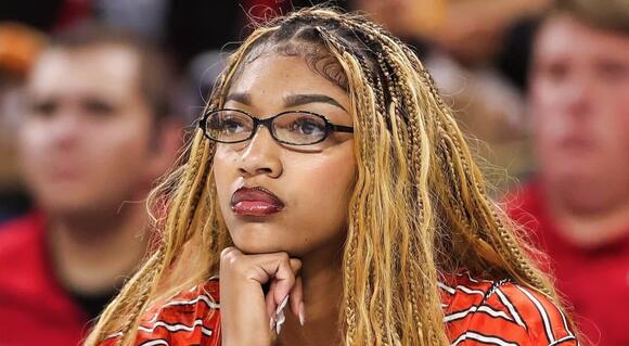 Angel Reese Rocks Ultra-Short Micro Shorts In New Courtside Photos ...