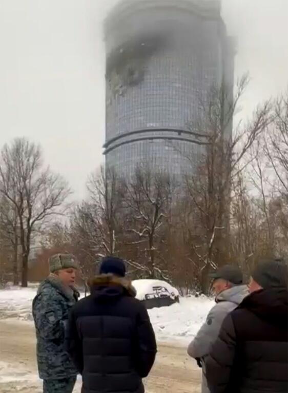 Ukraine drone hits Russian high-rise 1,000km from frontline