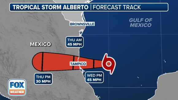 Tropical storm Alberto, first named forms in Gulf of Mexico in first ...