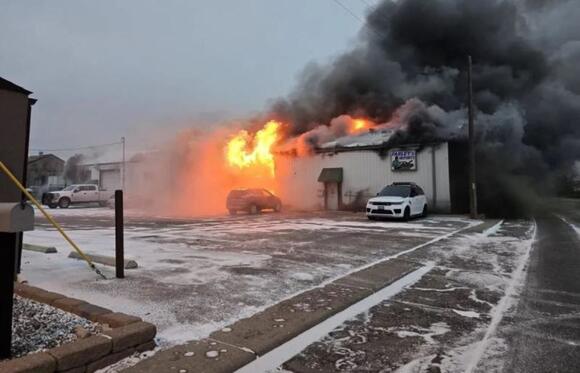 Early Morning Fire Destroys Building on East Yellowstone Highway ...
