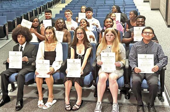 Daingerfield High School welcomes new members of National Honor Society ...