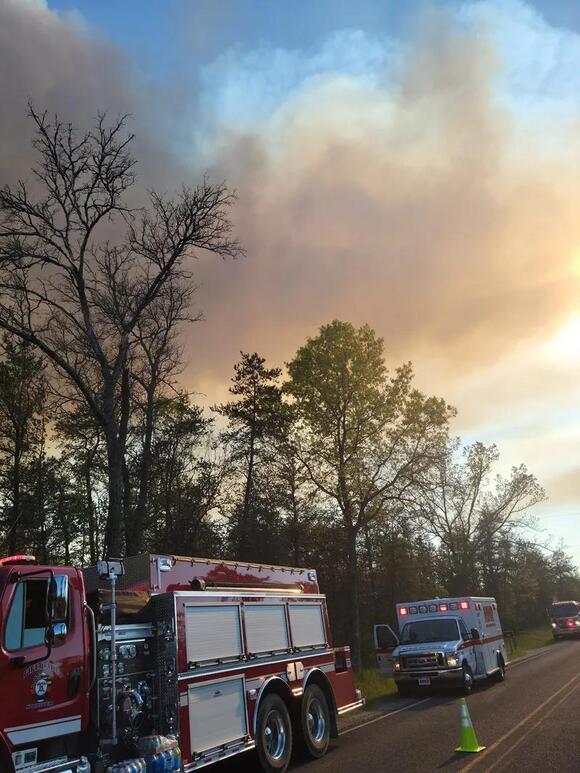 Small campfire explodes into raging forest fire 'within minutes' in ...