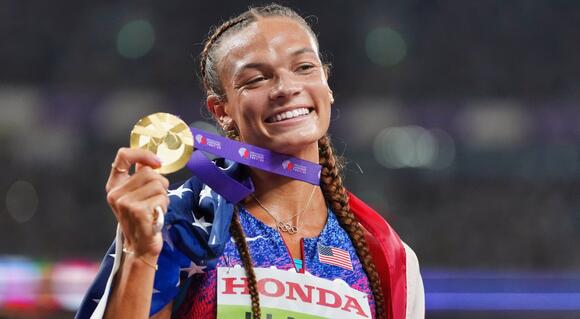 U.S. Track Star Anna Hall Announces Engagement To Popular NFL Wide ...