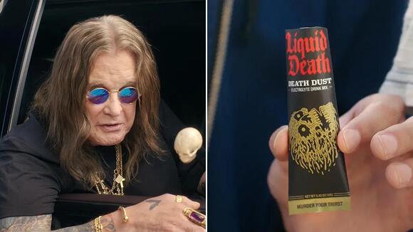 Ozzy Osbourne Warns Against the Dangers of Snorting Liquid Death’s ...