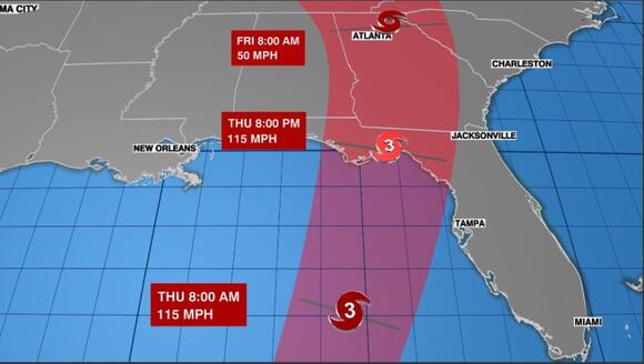 When will Hurricane Helene make landfall?