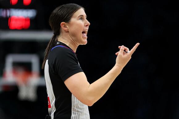 Natalie Sago becomes 3rd woman ever picked to referee NBA playoff games ...