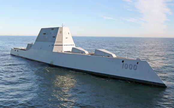 The Navy's Zumwalt-class destroyers will be the first to be armed with ...