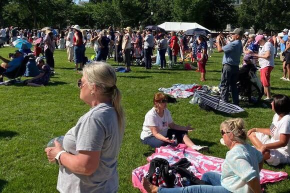 Trump's Freedom 250 MAGA event hit with empty chairs as supporters ...