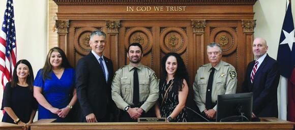 Cody Mitchell sworn in as deputy constable in Hays County