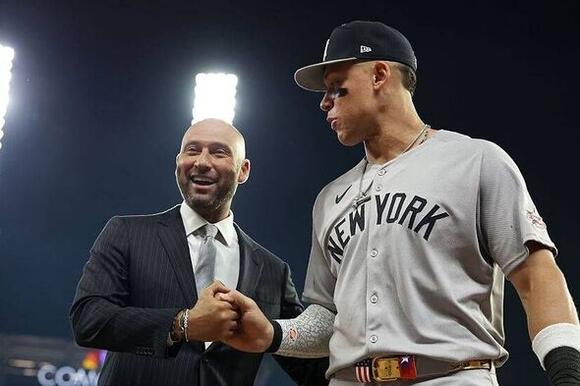 Derek Jeter shuts down Aaron Judge's World Baseball Classic view live ...