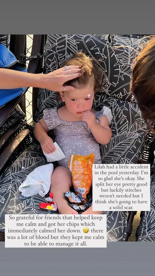 LPBW’s Tori and Zach Roloff’s Daughter Lilah Splits Eye Open in Pool ...