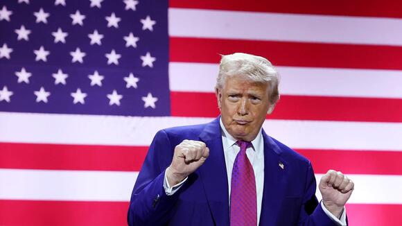 Trump, 78, Posts Bizarre AI Video of Himself Rocking Out to Journey ...