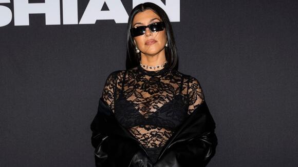 Kourtney Kardashian’s Saint Laurent Minidress Is Festive Done Chic ...