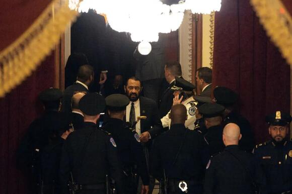 Representative Al Green Protests Trump’s Speech, Gets Ejected - NewsBreak