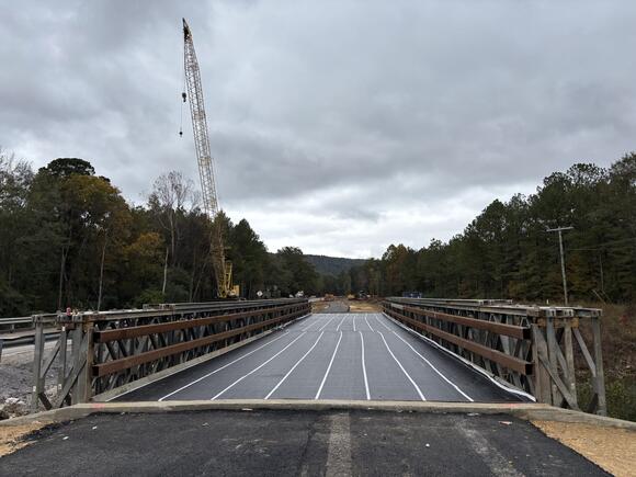 Temporary bridge installed on Highway 273 in Cherokee County - NewsBreak