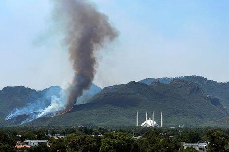 Pakistan battles forest fires amidst heat wave