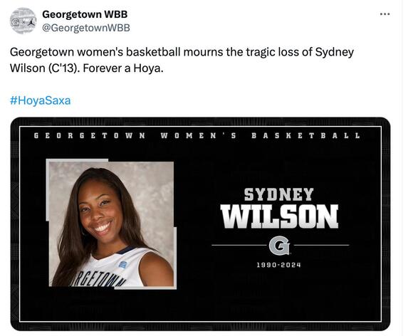 Georgetown under fire for honoring Sydney Wilson, former player who ...
