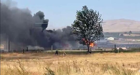 Vegetation fire destroys home, damages property near Benton City ...