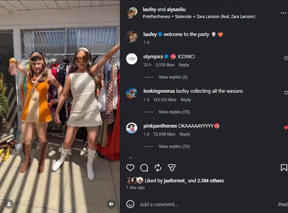 Alysa Liu and Laufey’s “Stateside” Dance Goes Viral as PinkPantheress ...