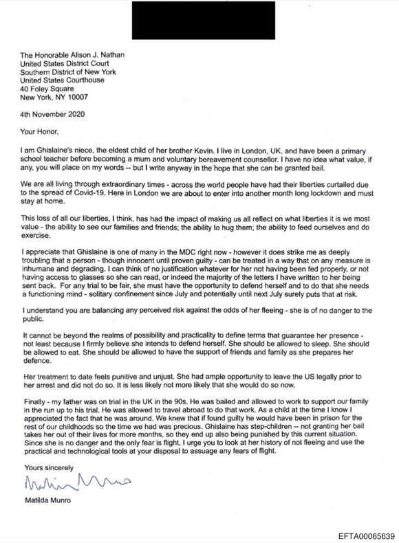 Ghislaine Maxwell’s Niece Quits School Role After Epstein Files Letter ...