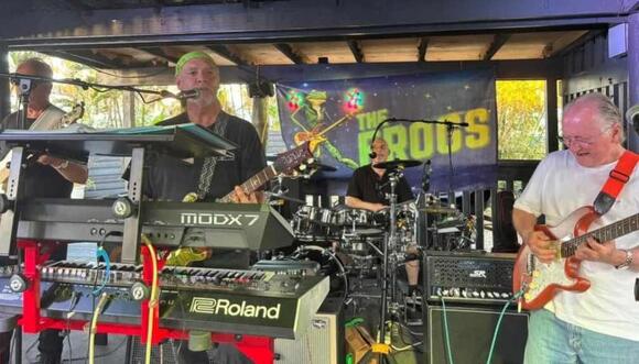 'WE LOVE TO PERFORM' The Frogs play regularly for local eateries ...