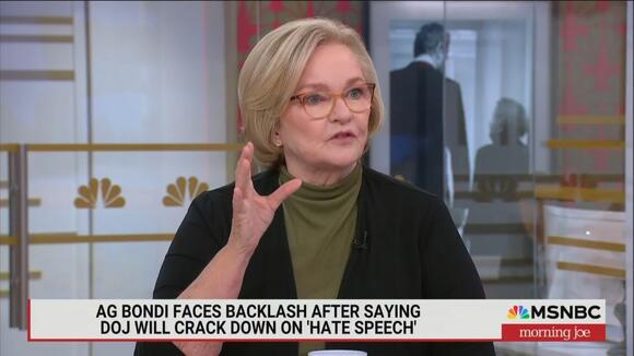 Claire McCaskill: Pam Bondi Hate Speech Stance ‘Trashes’ the ‘Legacy ...