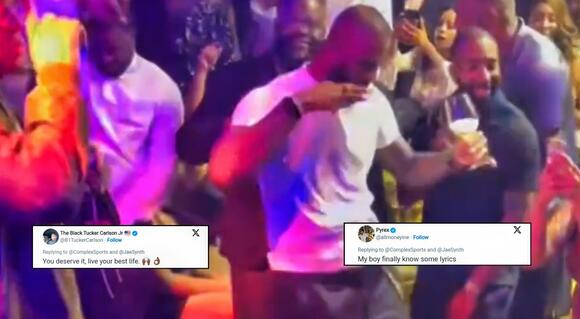 LeBron James’ Wild Vegas Night Rapping Alongside E-40 On The Dance ...