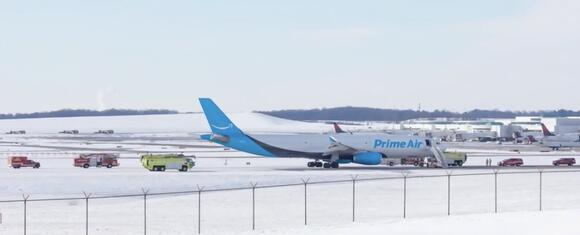 Amazon Prime Air Airbus A330 Emergency Landing in Cincinnati After Bird ...