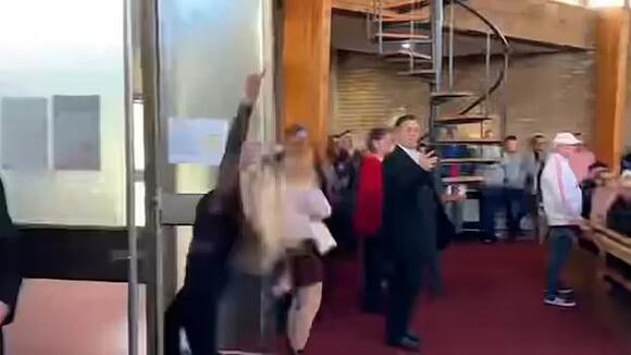 Moment flash mob bursts into funeral service dancing to Another One ...