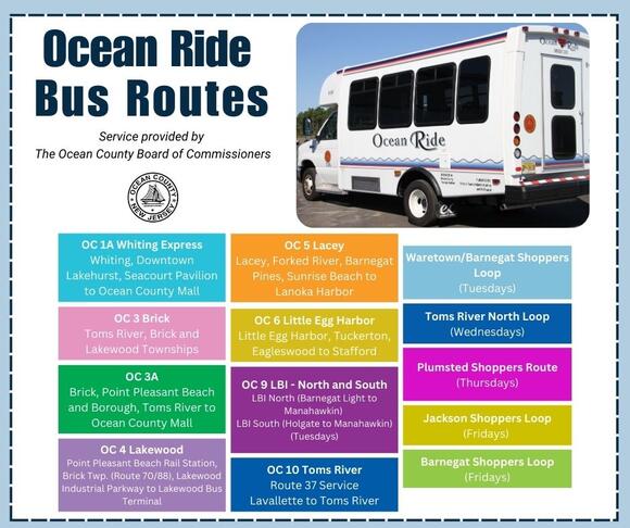 Ocean Ride bus routes serve Ocean County residents - NewsBreak