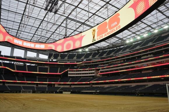 How SoFi Stadium is turning its NFL field into a World Cup-worthy ...