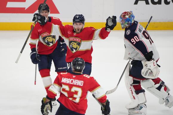 Sam Bennett’s “Cringe” Viral “6-7″ Gesture During Live Post-Panthers ...
