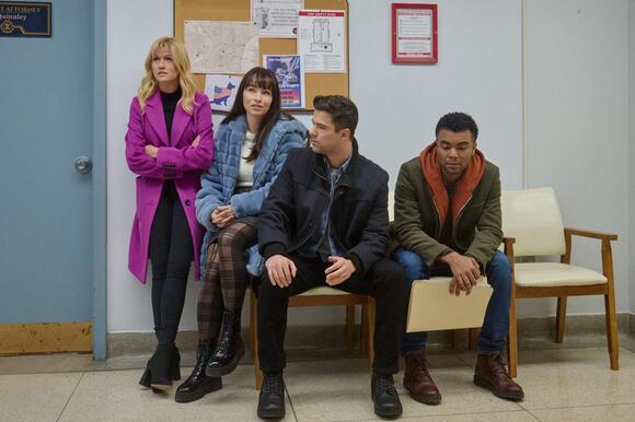 Andrew Walker and Odette Annable Heat up the Track in Hallmark’s New ...