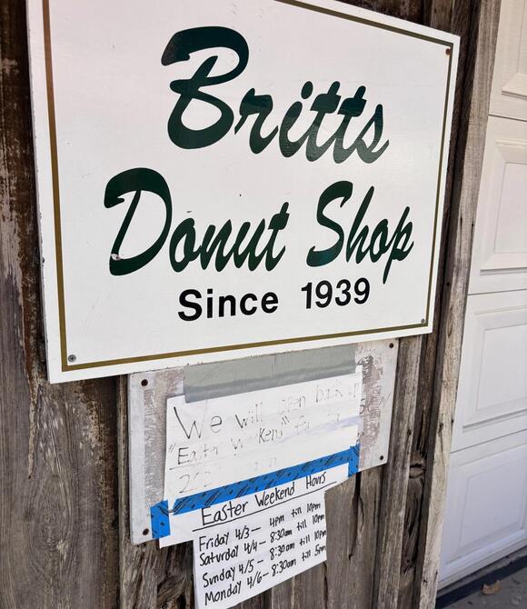 Britt's Donut Shop opening for the season, but things will be different ...