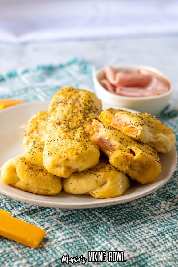 Golden Ham & Cheese Crescent Sticks - NewsBreak
