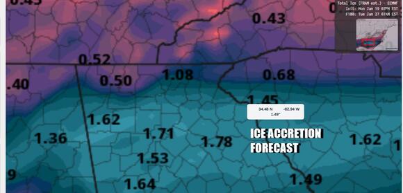 Risks for a powerful snow/ice storm rise across North Georgia snow ...