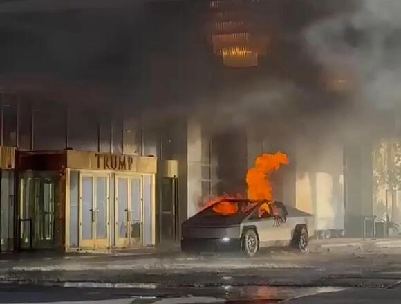 Trump hotel Tesla Cybertruck explosion probed as possible terror act as ...