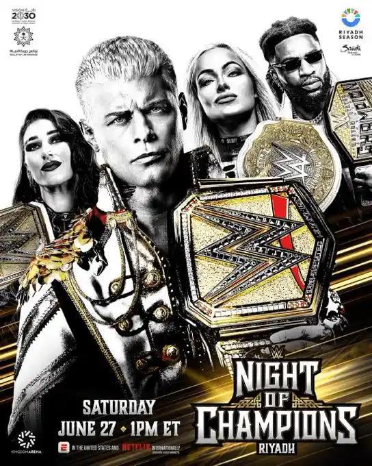 Top Stars Revealed For WWE Night Of Champions 2026 Poster - NewsBreak